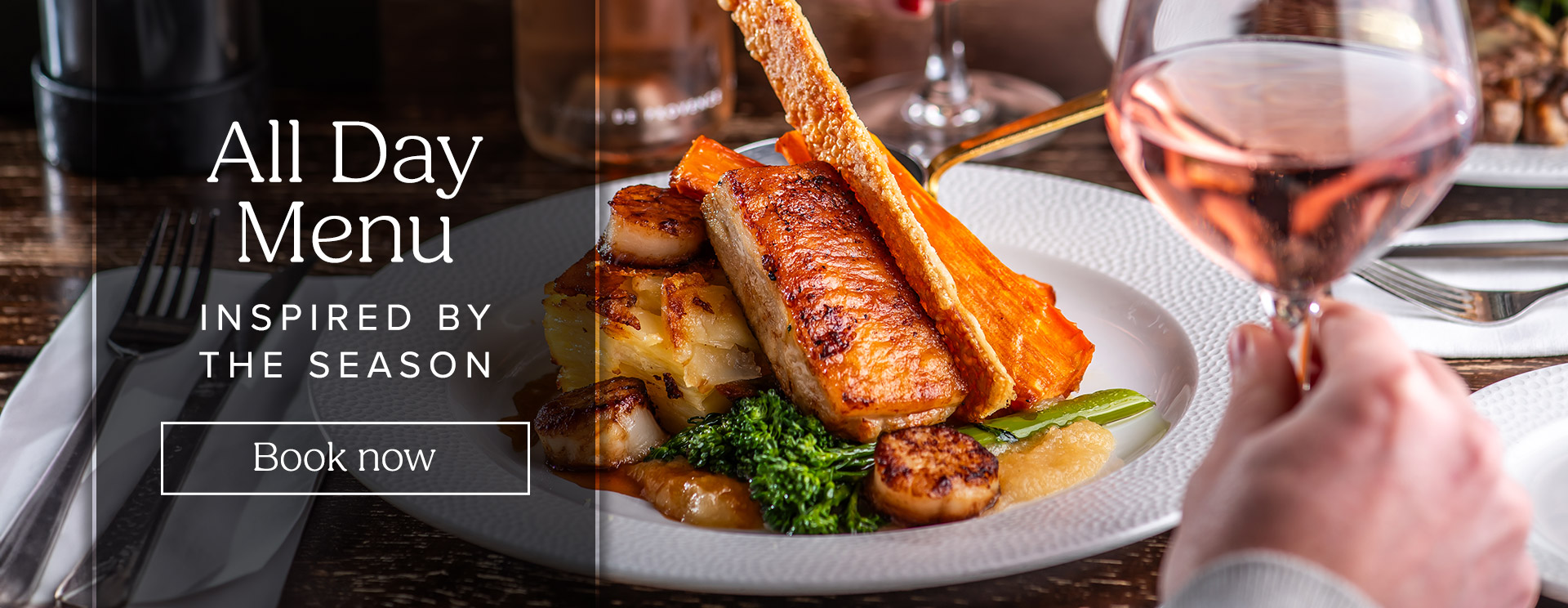 Dinner Menu & Prices | All Day Dining at The Rose & Crown Kings Langley